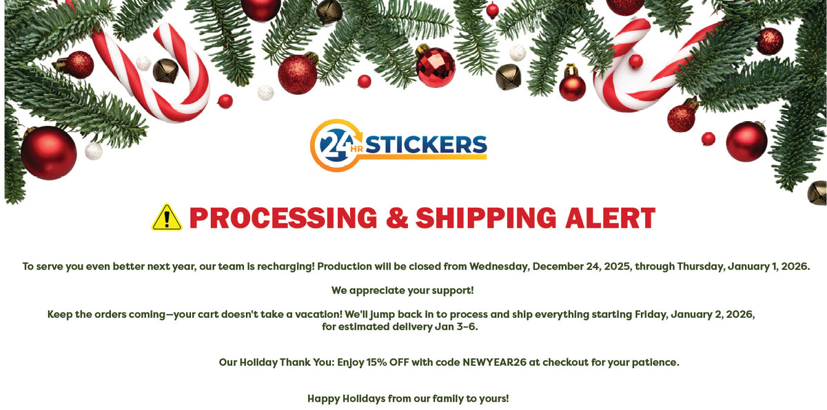 Discount Stickers & Labels in 24 Hours - Overnight & Next Day Delivery ...